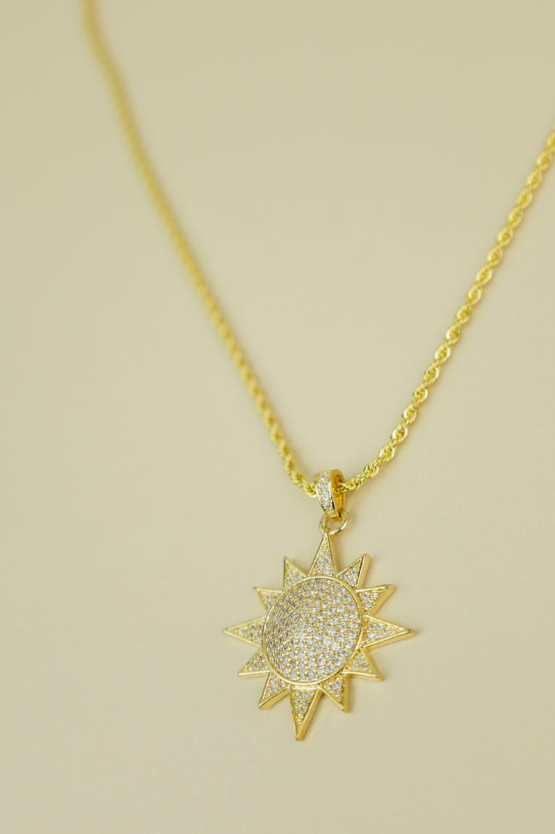 SOL Necklace in gold – Ash&Cort